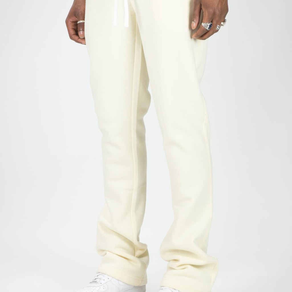475 Fleece Stacked Sweatpants - Cream – Rebel Minds